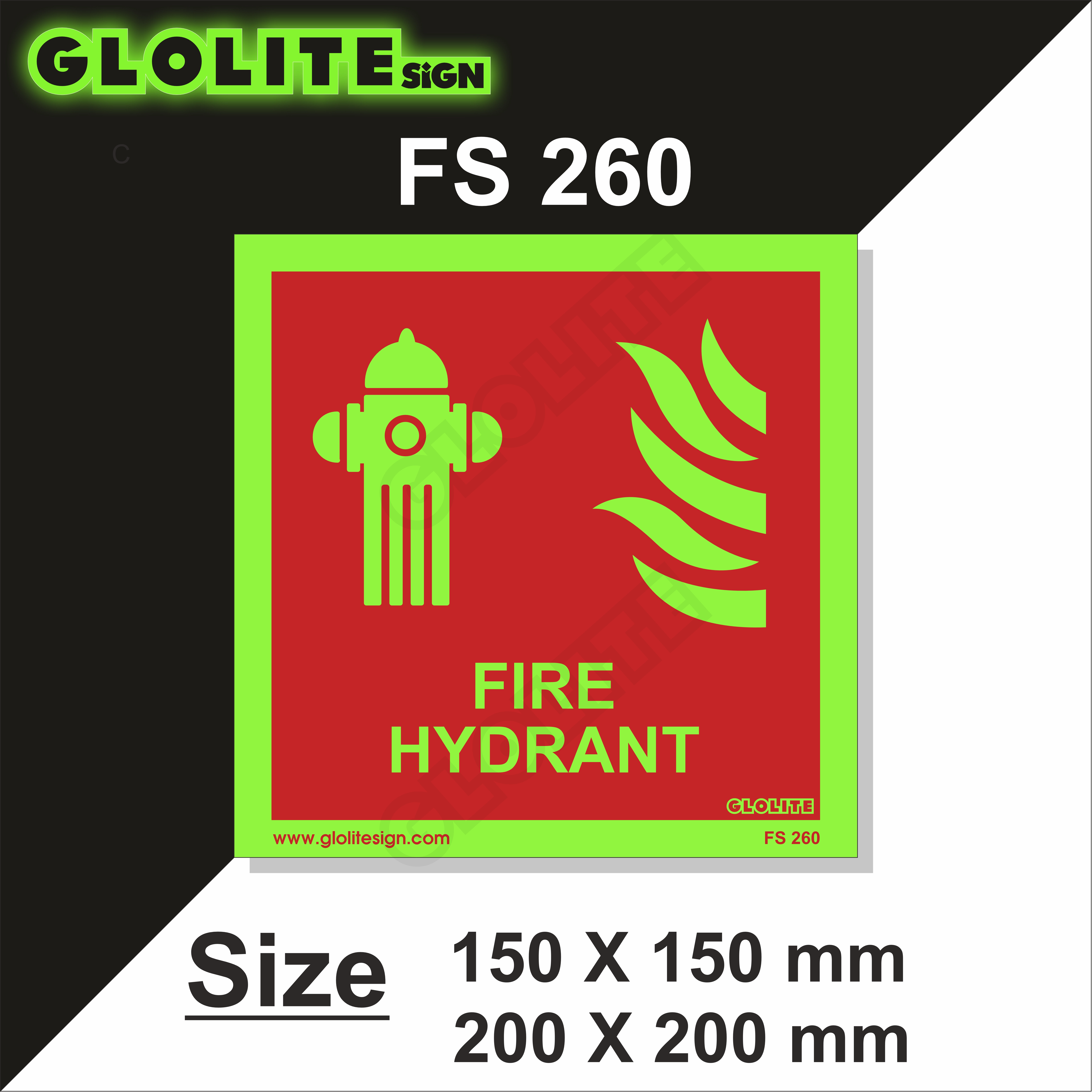 Fire Hydrant Fs 260 | Glolite Sign