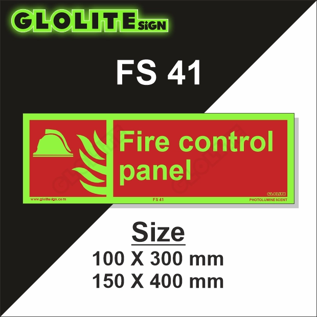 Best Fire Control Panel Sign Fs 41 Manufacturer And Supplier In